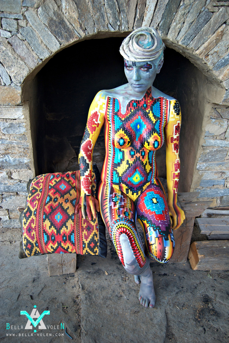 FINE ART BODY PAINTING GALLERY by Academic Artist Bella Volen-VISUAL ...